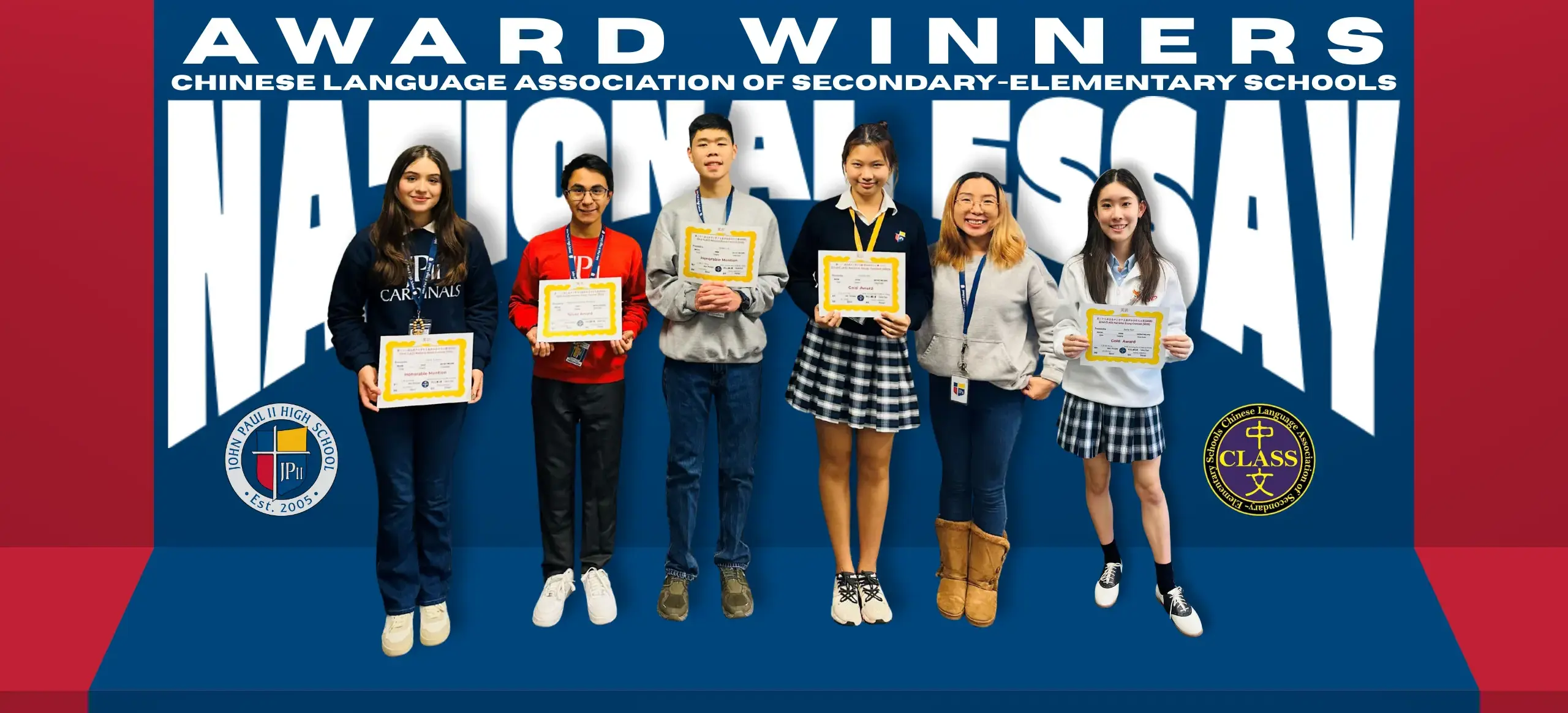 Top Honors in 2025 National Chinese Essay Contest | News | John Paull ...